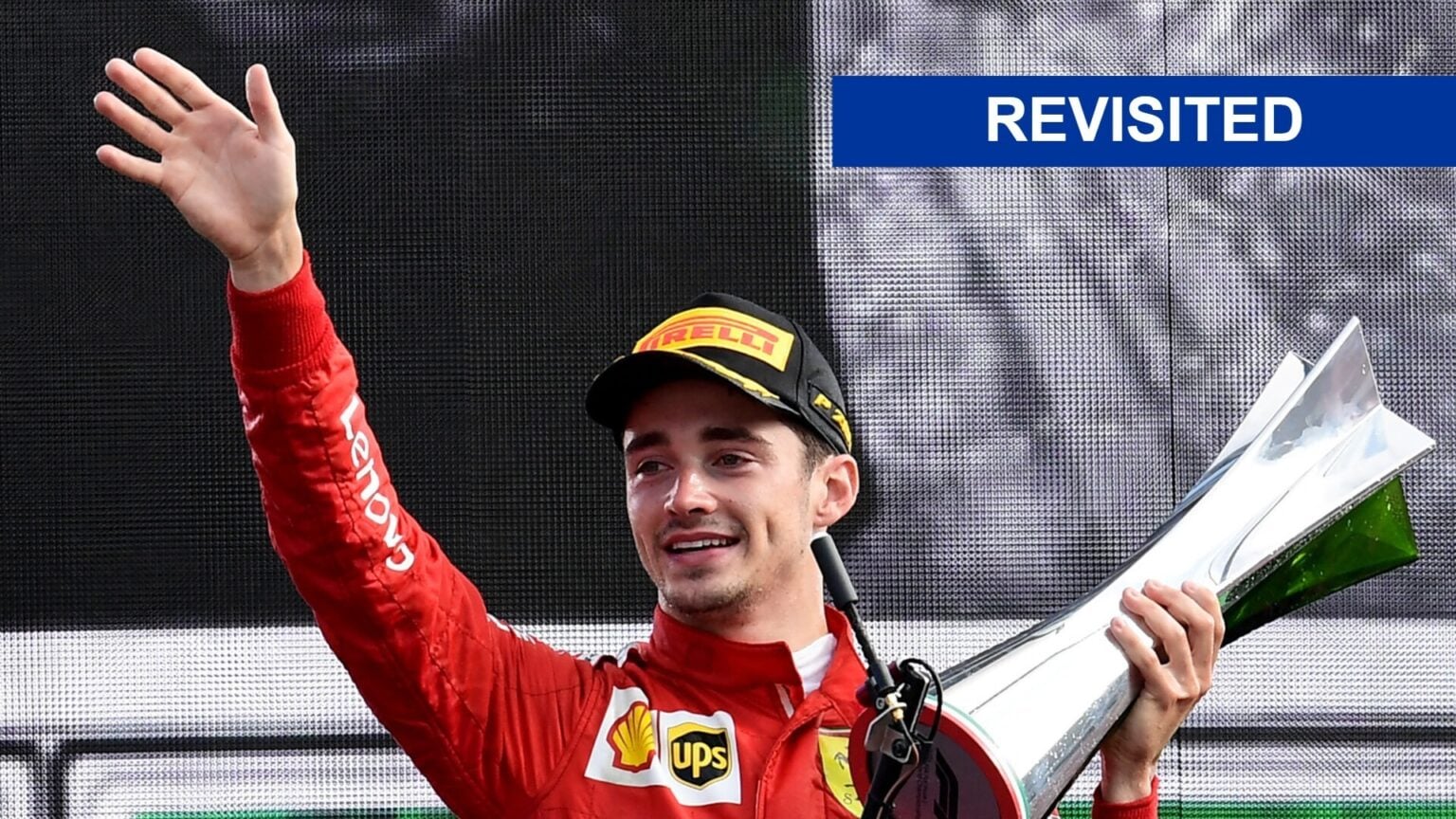 Charles Leclerc called his 2019 Monza win the best day of his life, He ...